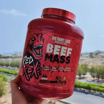 مس گینربیف برند بیگ رامی | RED REX BEEF MASS GAINER - Big Ramy Labs ...